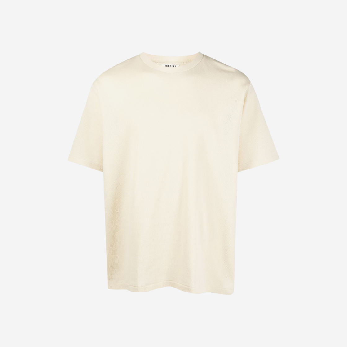 오라리 코튼 메쉬 티셔츠 아이보리 - 23SS | Auralee | KREAM