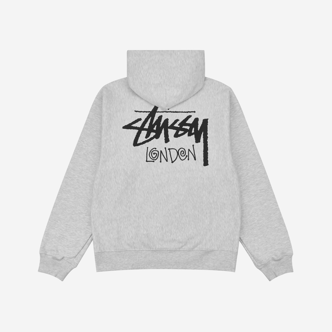 스투시 스탁 런던 후드 애쉬 헤더 | Stussy | KREAM