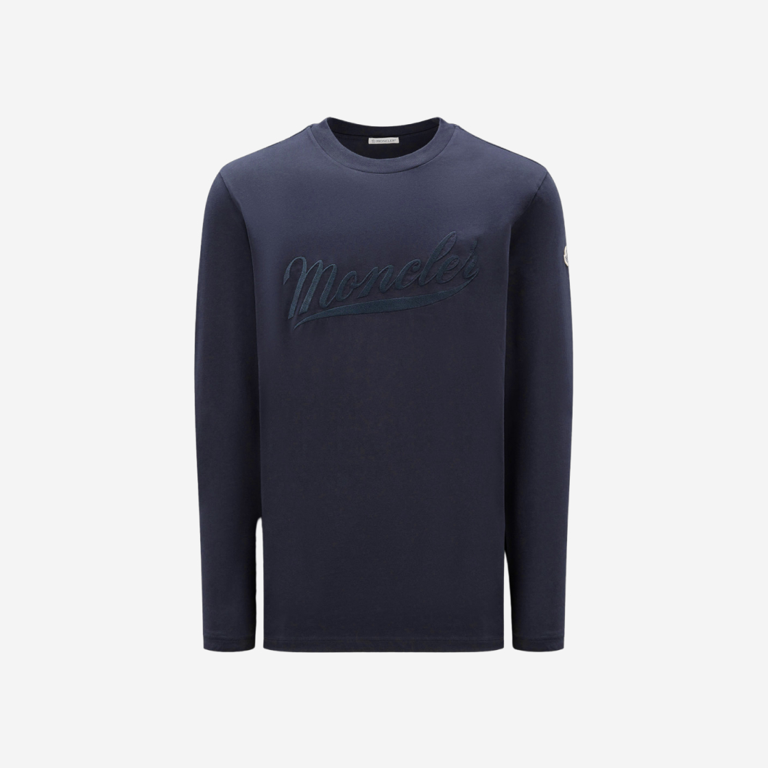 몽클레르 로고 롱슬리브 티셔츠 네이비 블루 - 23SS | Moncler | KREAM