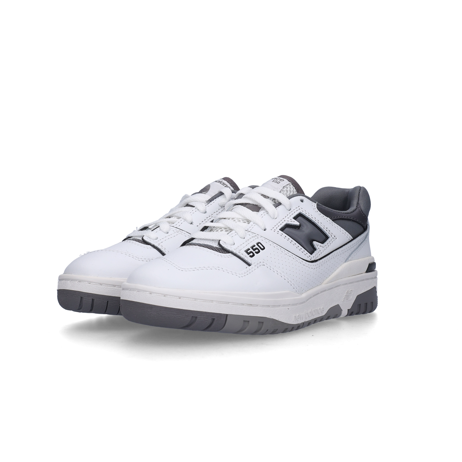 뉴발란스 550 화이트 그레이 다크 그레이 - 2E 와이드 | KREAM
