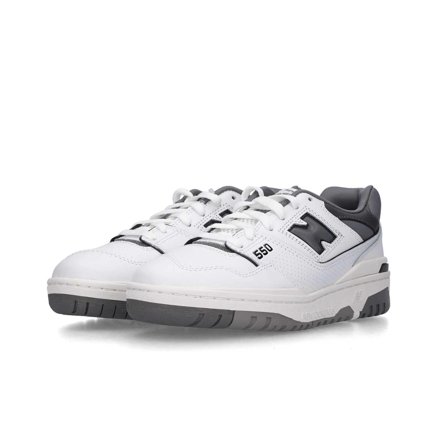 뉴발란스 550 화이트 그레이 다크 그레이 - 2E 와이드 | KREAM