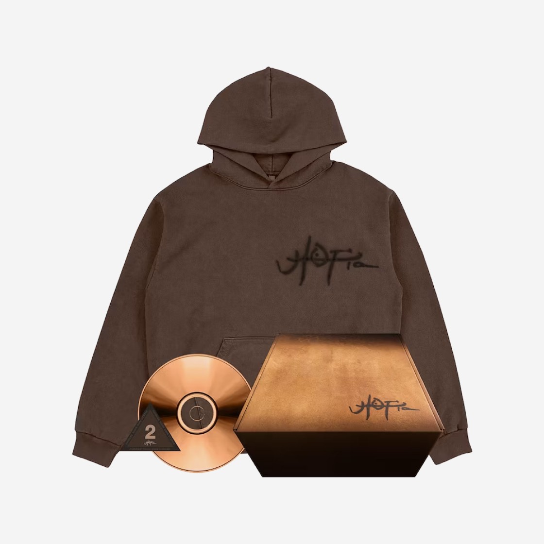 트래비스 스캇 유토피아 후드 A2 브라운 팩 Travis Scott Kream