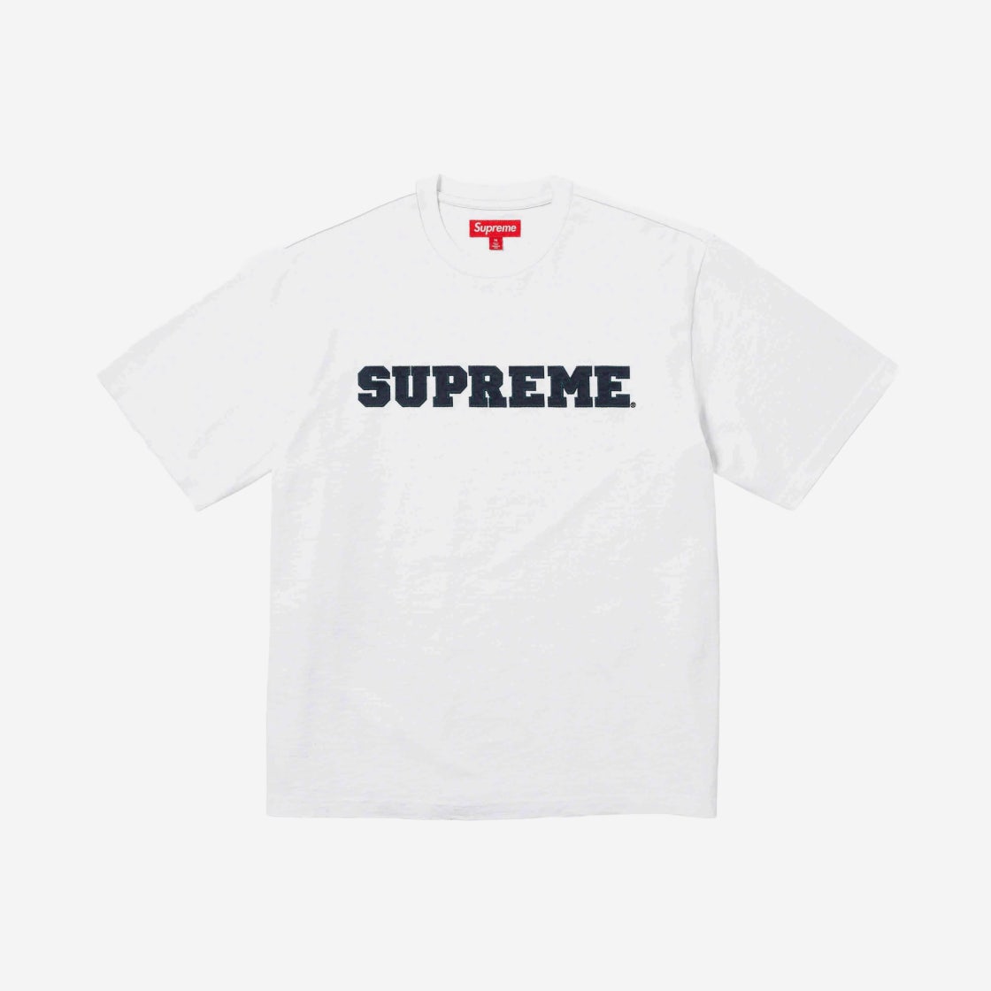 슈프림 컬리지에이트 숏슬리브 탑 화이트 - 23FW | Supreme | KREAM