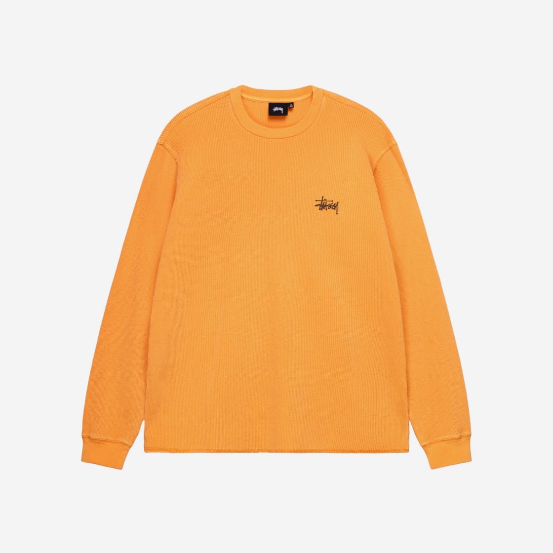 스투시 베이직 스탁 써멀 롱슬리브 티셔츠 애프리콧 Stussy Kream