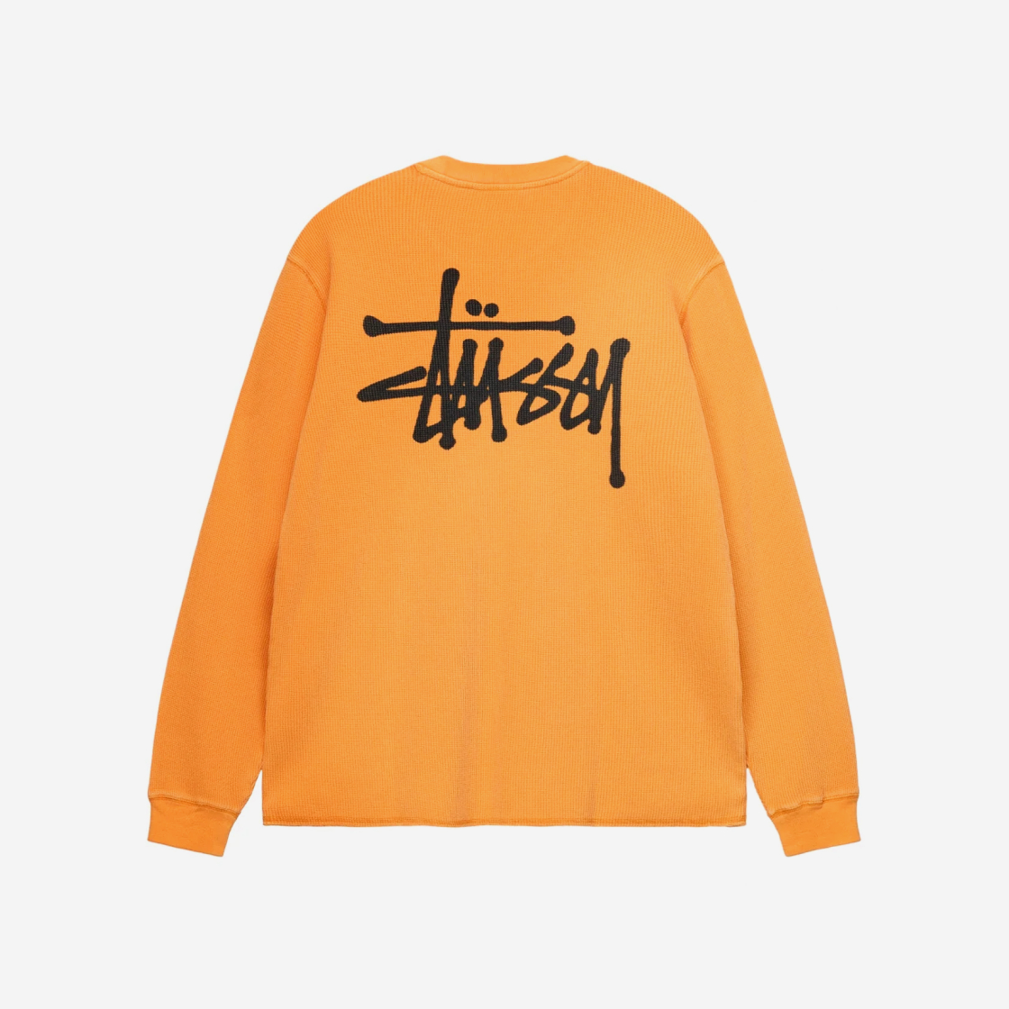 스투시 베이직 스탁 써멀 롱슬리브 티셔츠 애프리콧 Stussy Kream