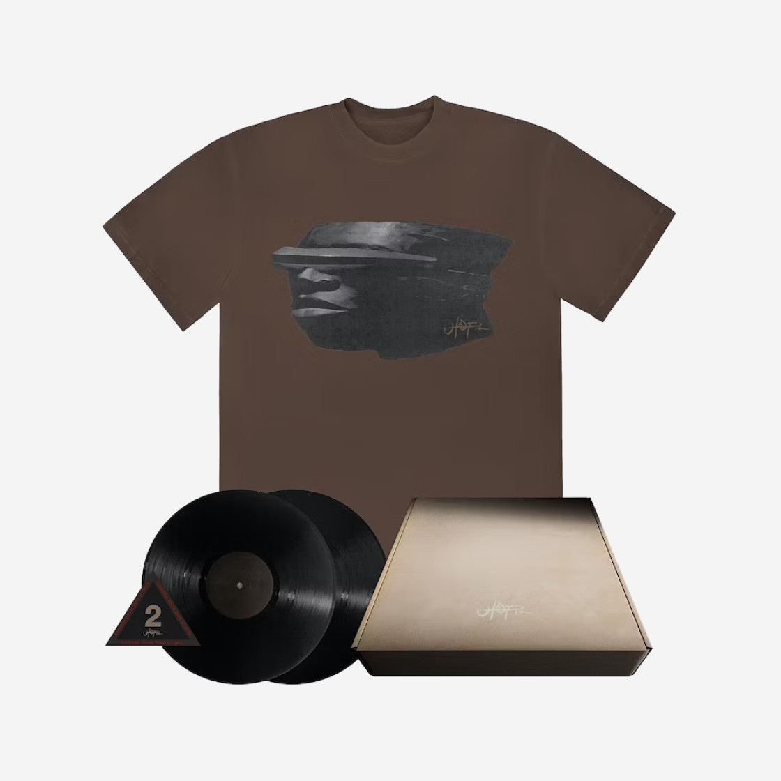 트래비스 스캇 유토피아 티셔츠 C2 브라운 팩 Travis Scott Kream