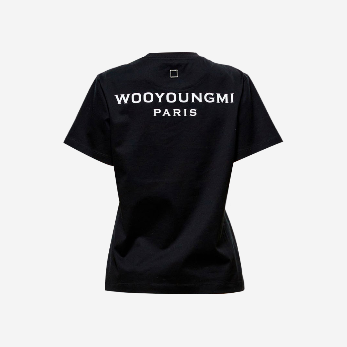 (W) 우영미 코튼 백로고 티셔츠 블랙 - 23FW | Wooyoungmi | KREAM