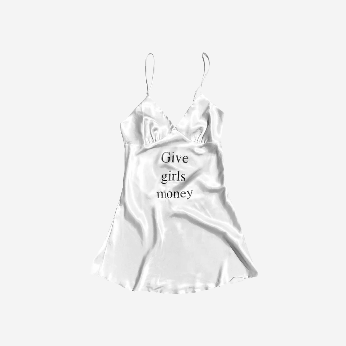 (W) 프레잉 기브 걸스 머니 슬립 드레스 화이트 | Praying | KREAM