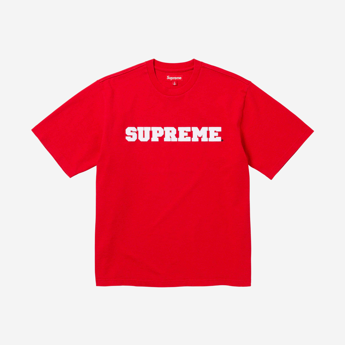 슈프림 컬리지에이트 숏슬리브 탑 레드 - 23FW | Supreme | KREAM