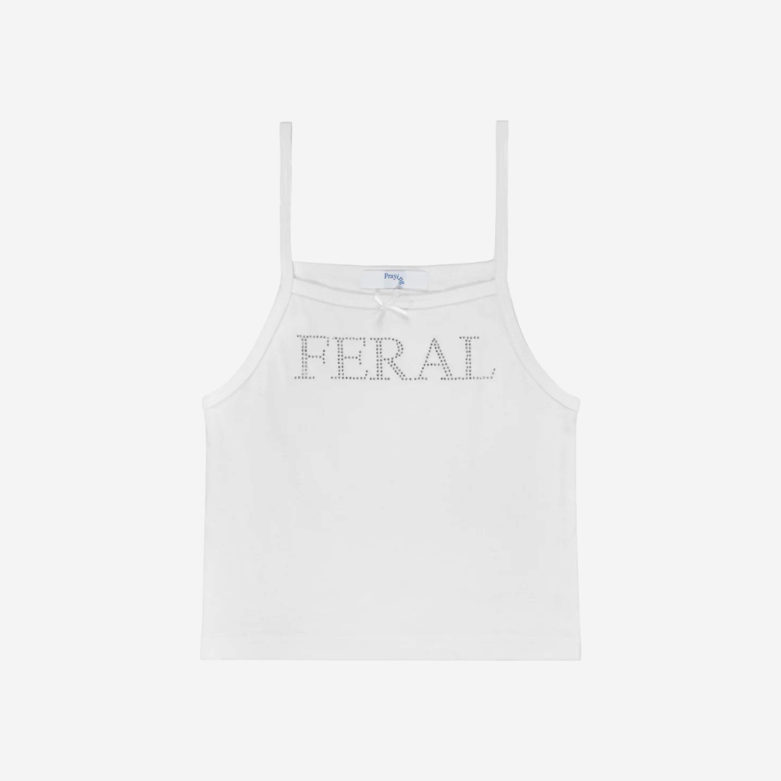 프레잉 페럴 라인스톤 탱크 화이트 | Praying | KREAM