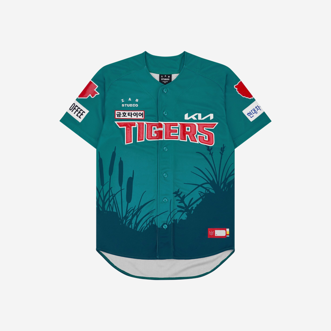 아이앱 스튜디오 x 기아 타이거즈 어센틱 람사르 유니폼 터콰이즈 (논 마킹 버전) | IAB Studio | KREAM