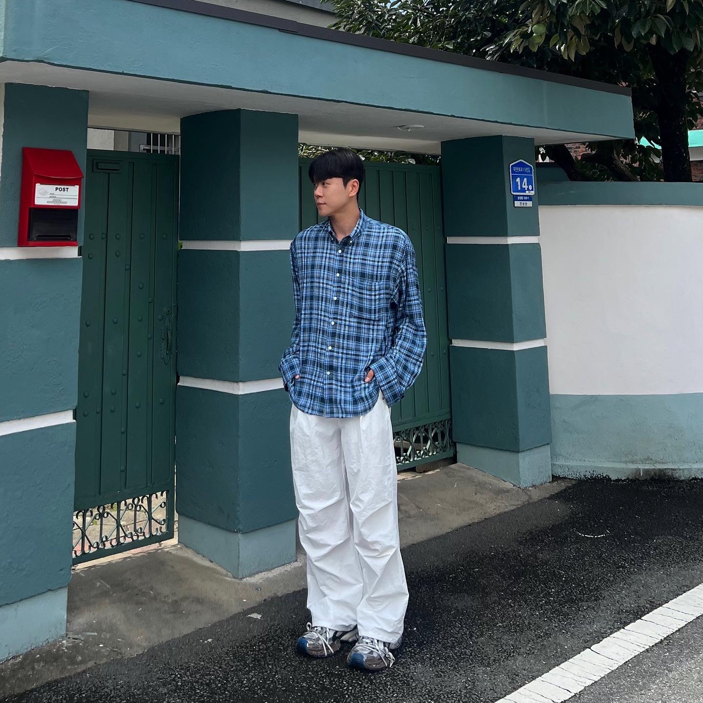 : Blue check | KREAM