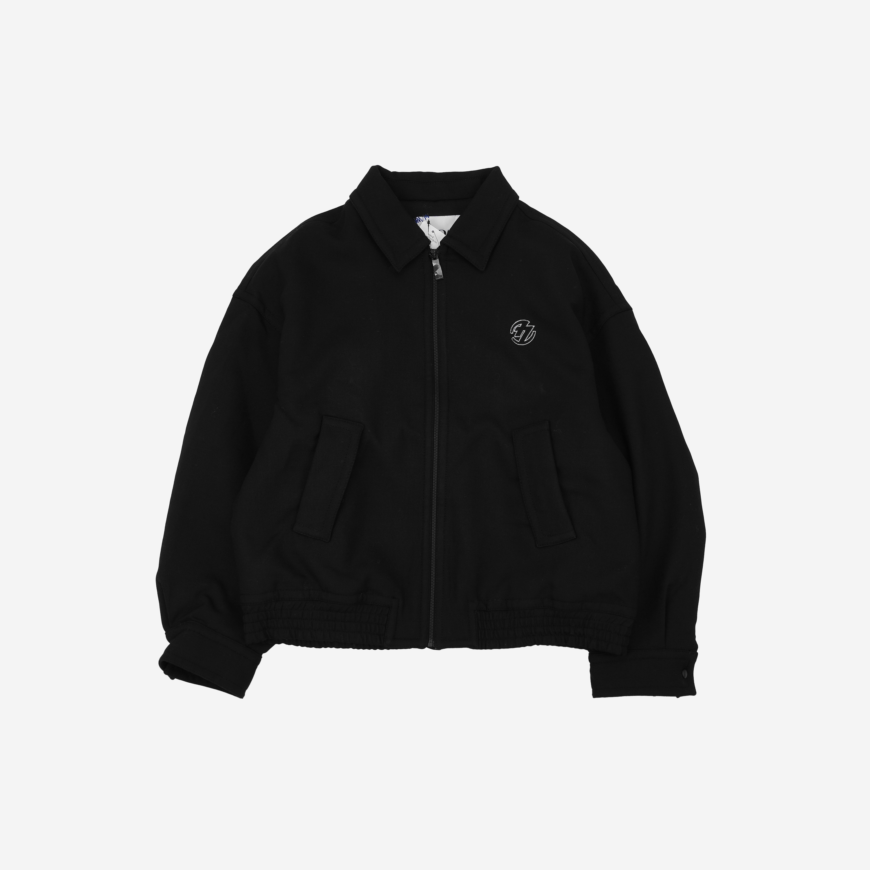 자라 x 아더에러 오버사이즈 칼라 봄버 자켓 블랙 | KREAM