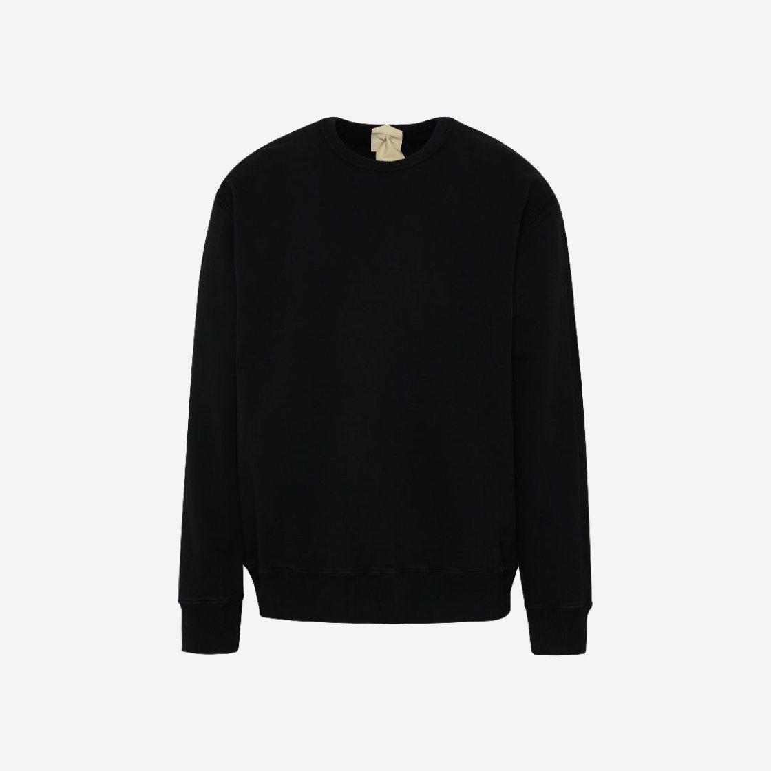텐씨 가먼트 다이드 크루넥 스웨터 블랙 | Ten C | KREAM