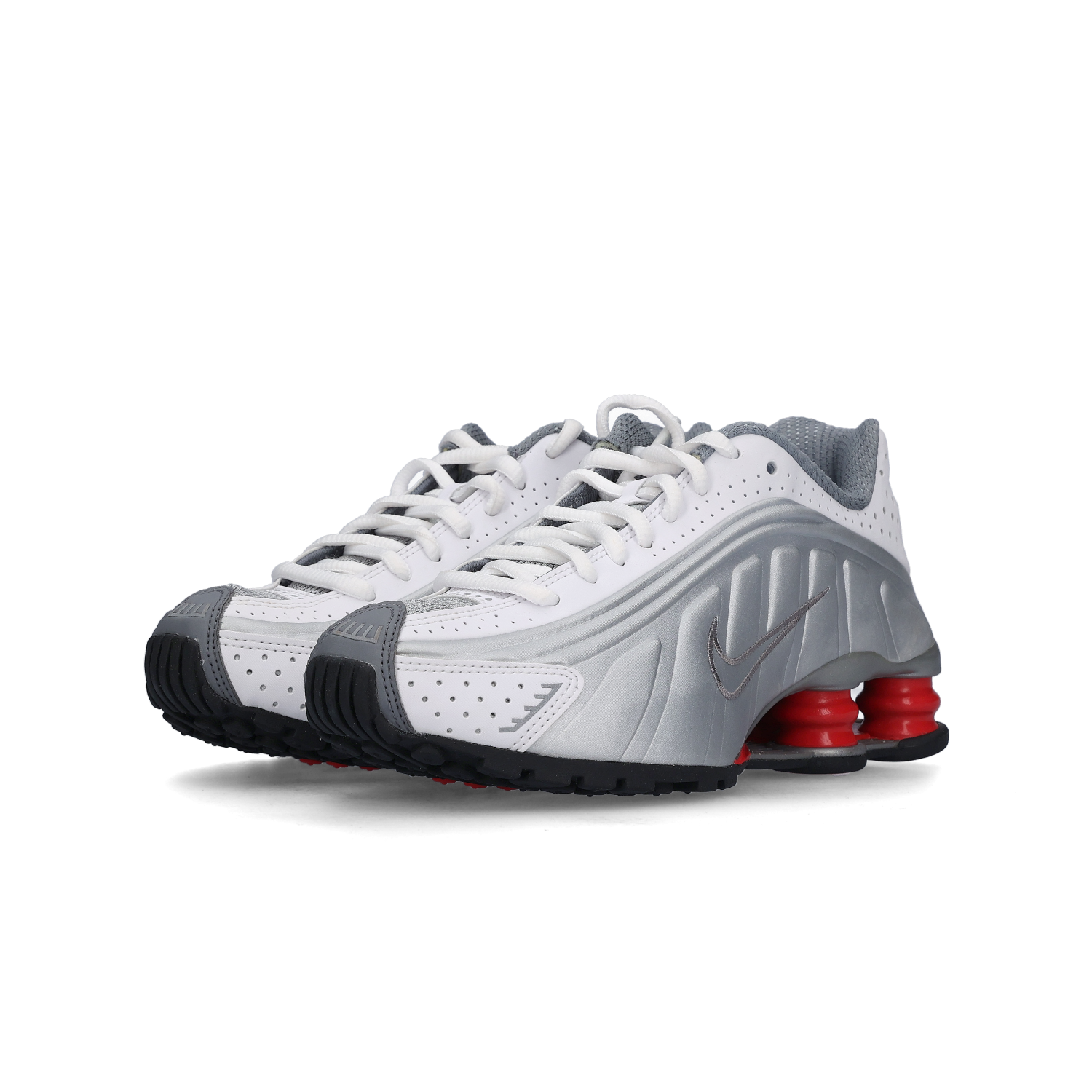 나이키 샥스 R4 메탈릭 실버 커멧 레드 | KREAM