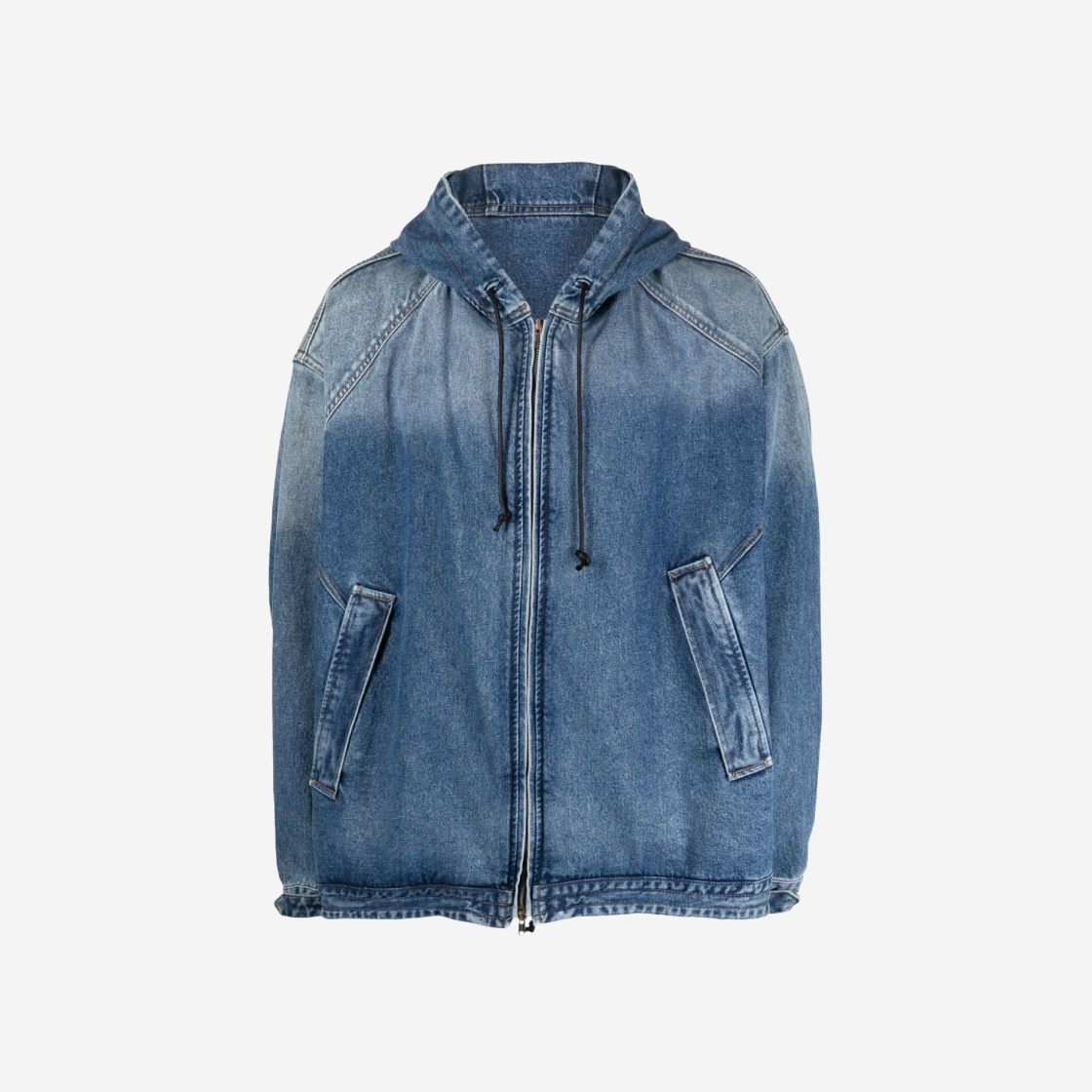 준지 데님 와이드 후드 집업 블루 | Juun.J | KREAM