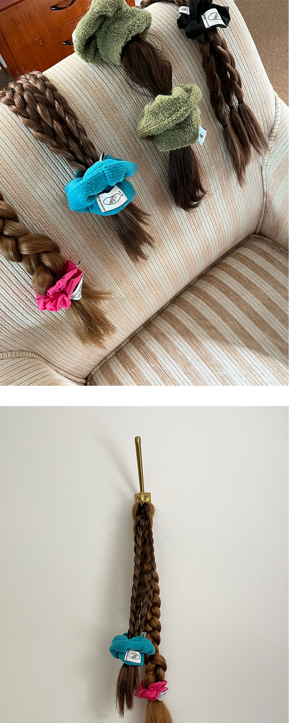 엔프프 나일론 헤어 스크런치 핑크 | Nff | KREAM