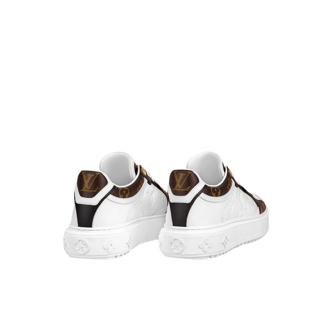 W 루이비통 타임 아웃 스니커즈 모노그램 화이트 Louis Vuitton Kream