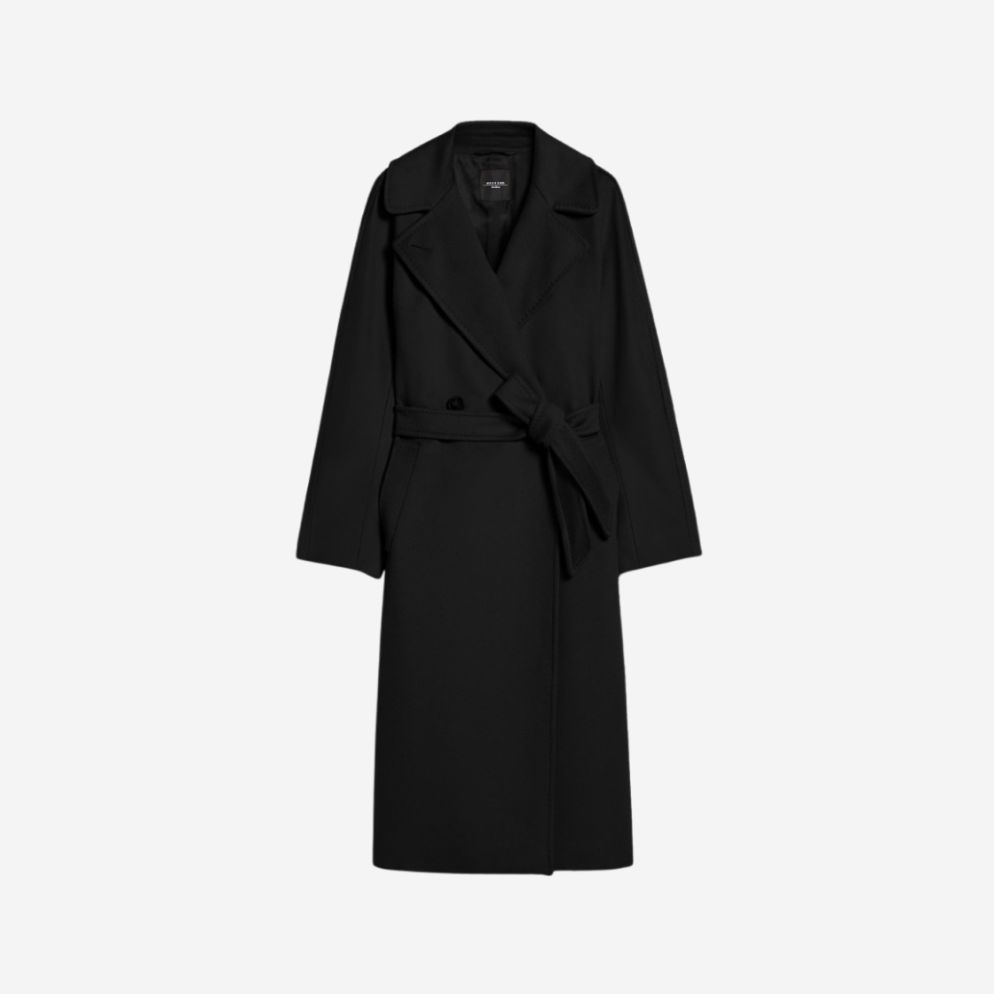 W 위켄드 막스마라 레지나 울 코트 블랙 Max Mara Kream