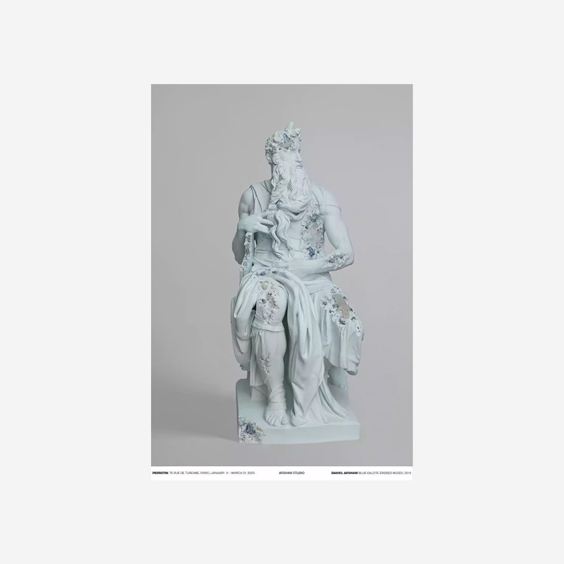 다니엘 아샴 블루 칼사이트 이로디드 모스 포스터 2019 | Toys & Goods | KREAM