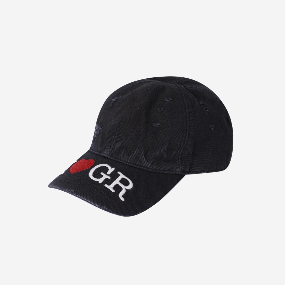 프로젝트 G/R 아이 러브 GR 캡 블랙 - 하우스 오브 GR 한정 | Project G/R | KREAM