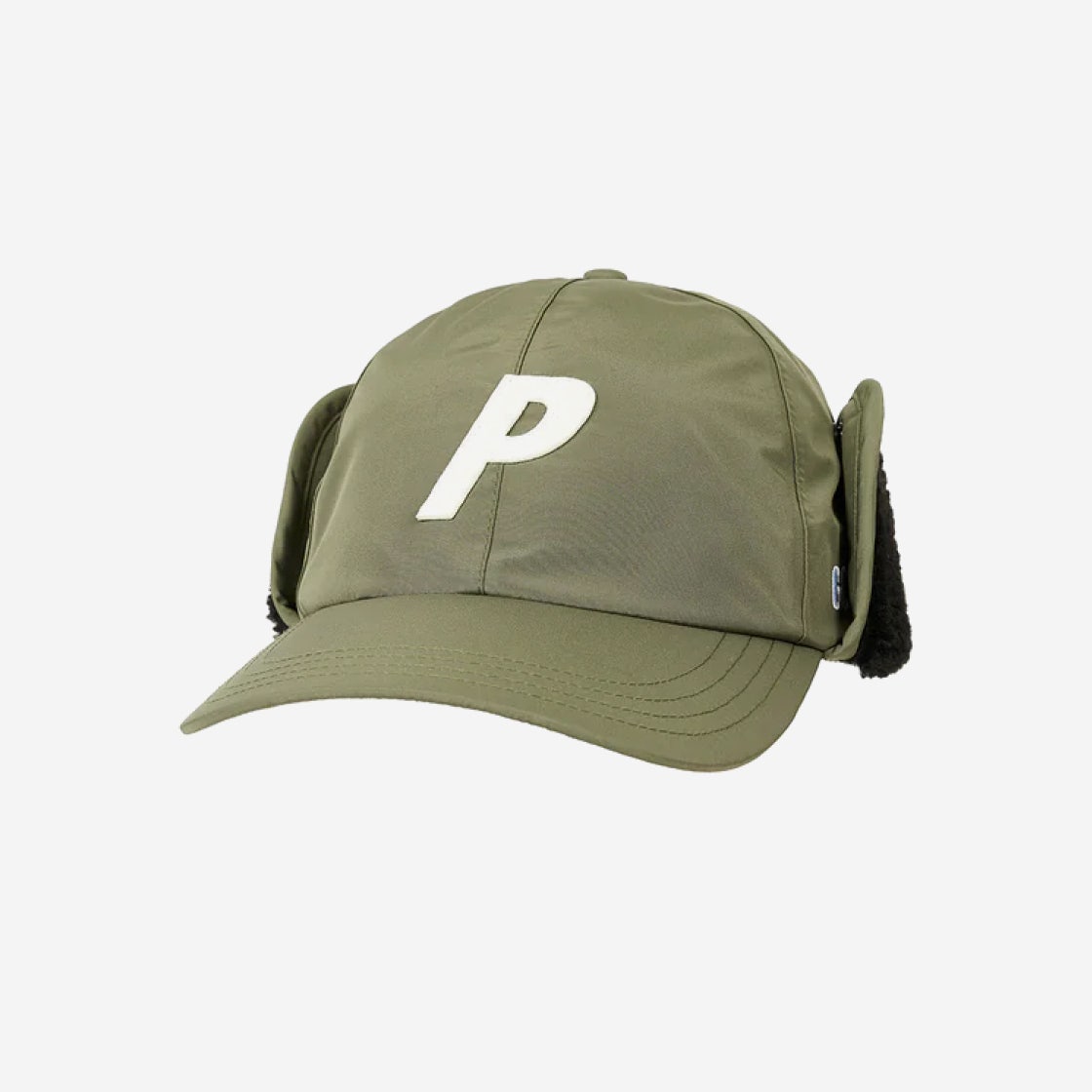 팔라스 고어텍스 이어플랩 P 6-패널 캡 올리브 - 23FW | Palace | KREAM