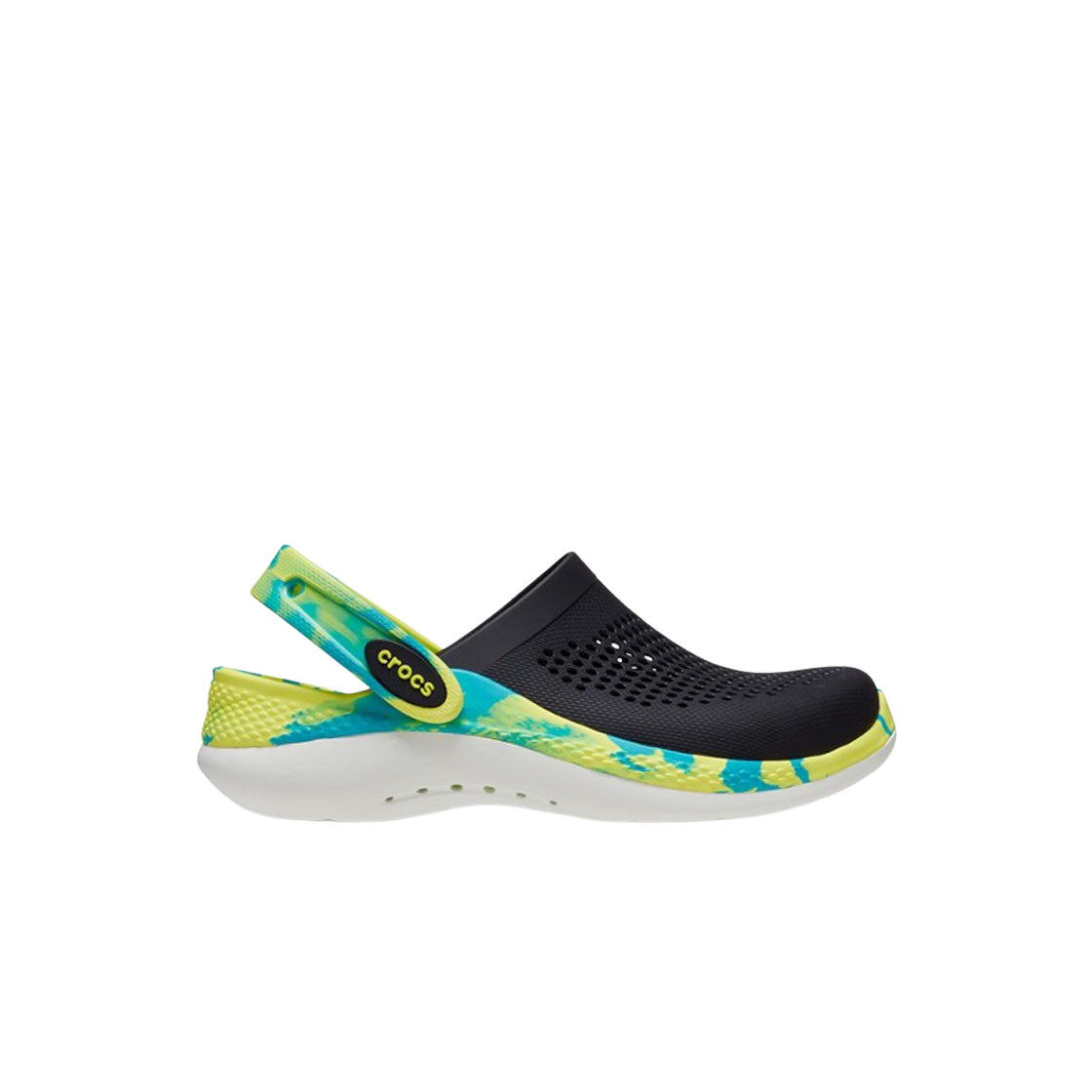키즈 크록스 라이트라이드 360 클로그 블랙 멀티 Crocs Kream