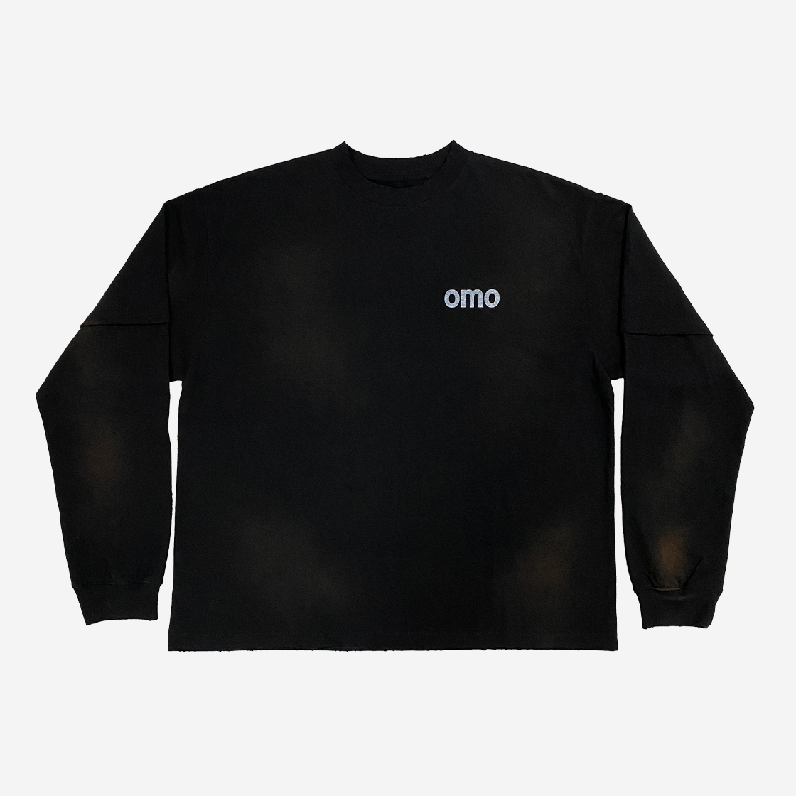 오엠오 빈티지 레이어드 롱슬리브 블랙 | OMO | KREAM