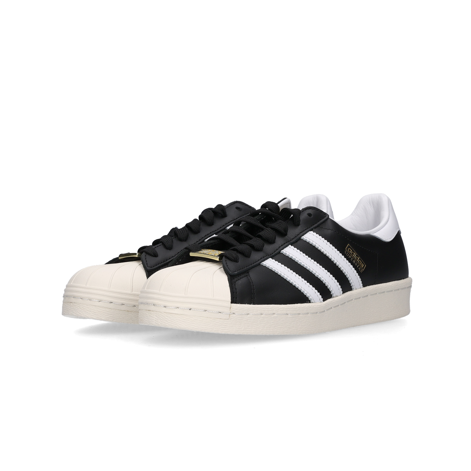 아디다스 x 베이프 슈퍼스타 80s 코어 블랙 오프 화이트 | KREAM