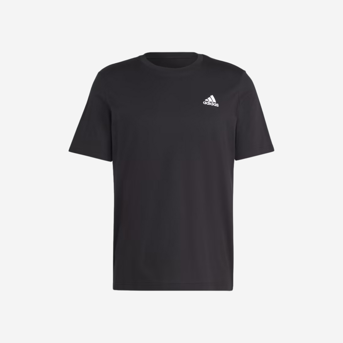 아디다스 에센셜 싱글 저지 자수 스몰 로고 티셔츠 블랙 - KR 사이즈 | Adidas | KREAM