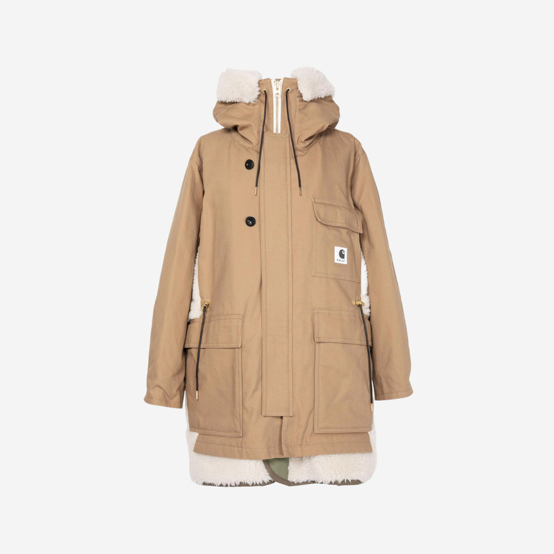 사카이 x 칼하트 WIP 캔버스 파카 시베리안 베이지 | Sacai | KREAM