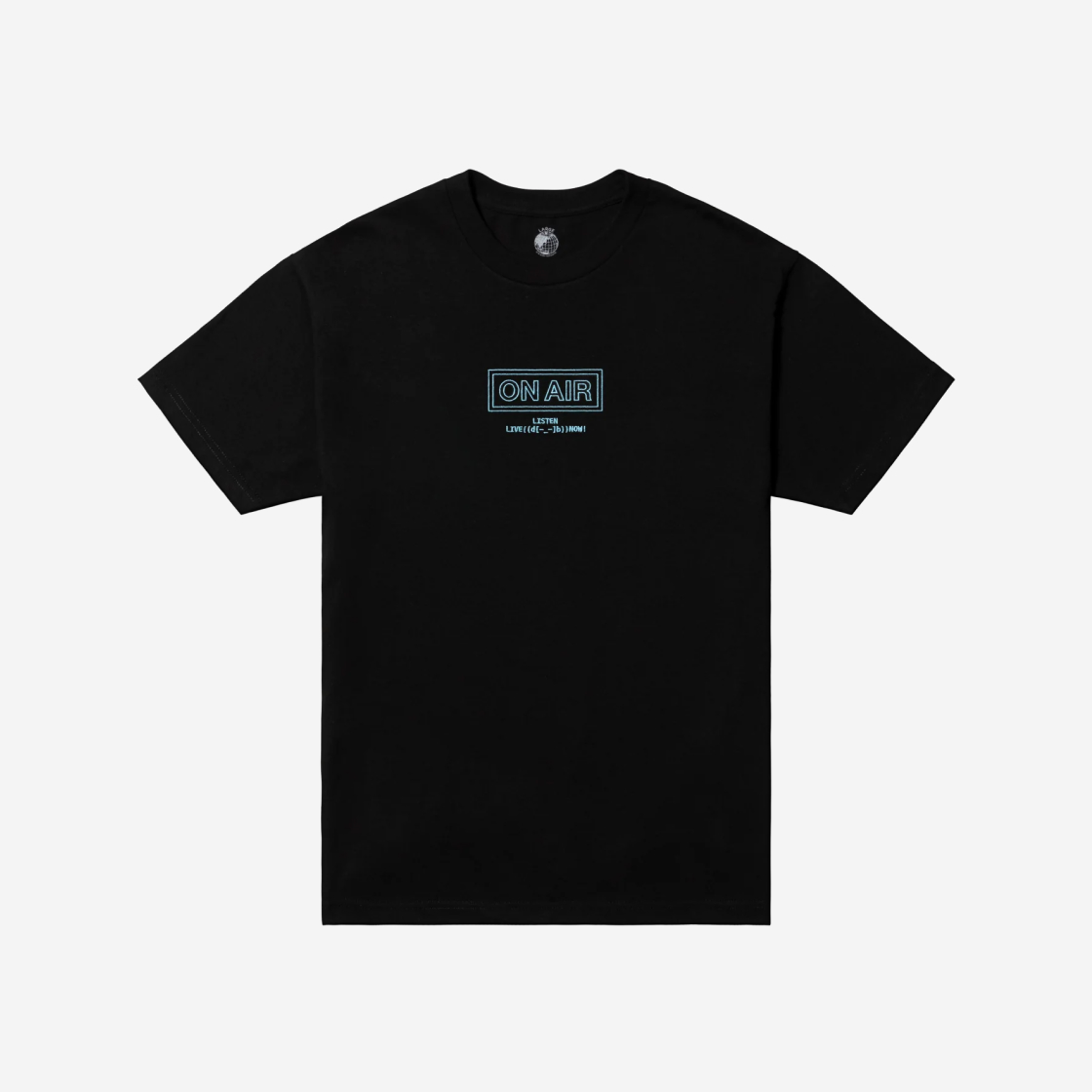 온 에어 자수 S/SL 티셔츠 블랙 | On Air | KREAM