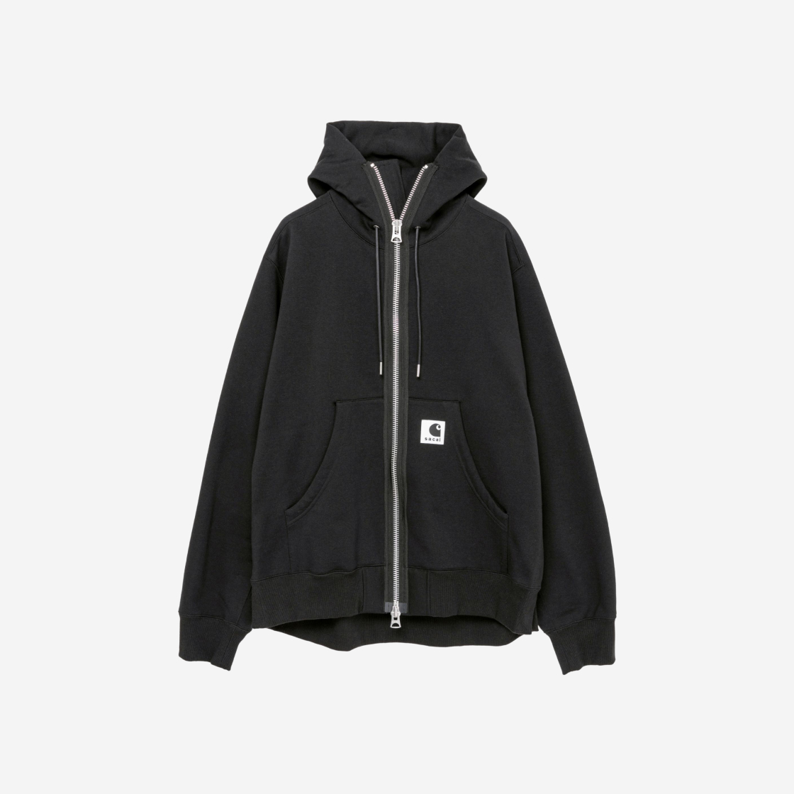 사카이 x 칼하트 WIP 후드 블랙 | Sacai | KREAM