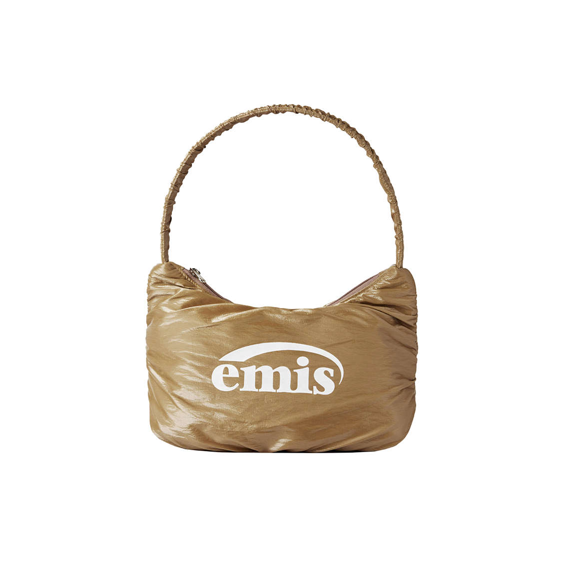 이미스 글로시 셔링 호보백 베이지 | Emis | KREAM