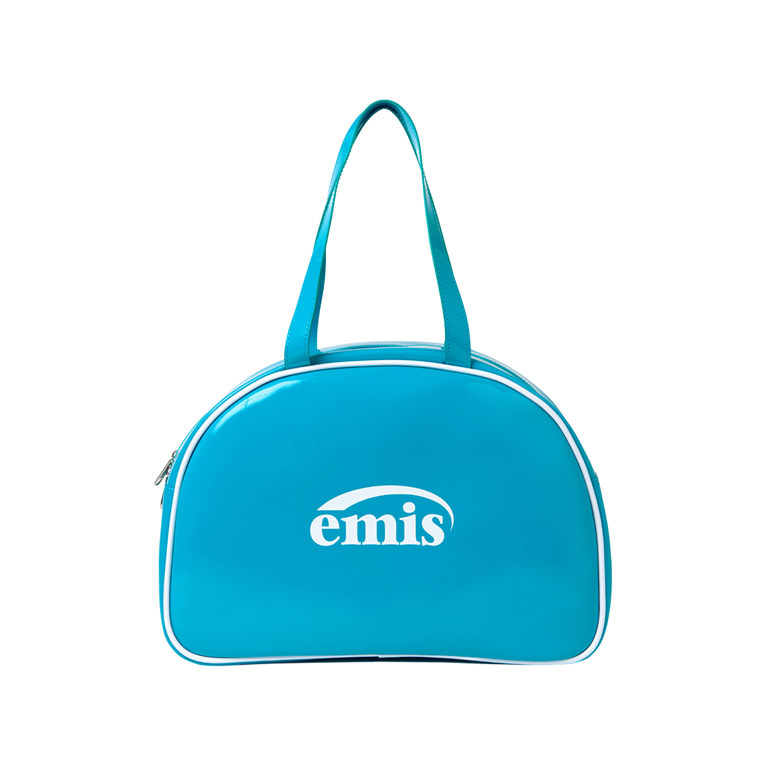 이미스 에나멜 라운드 하프백 블루 | Emis | KREAM