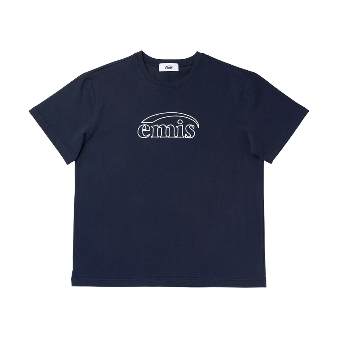 이미스 체인 스티치 티셔츠 네이비 | Emis | KREAM
