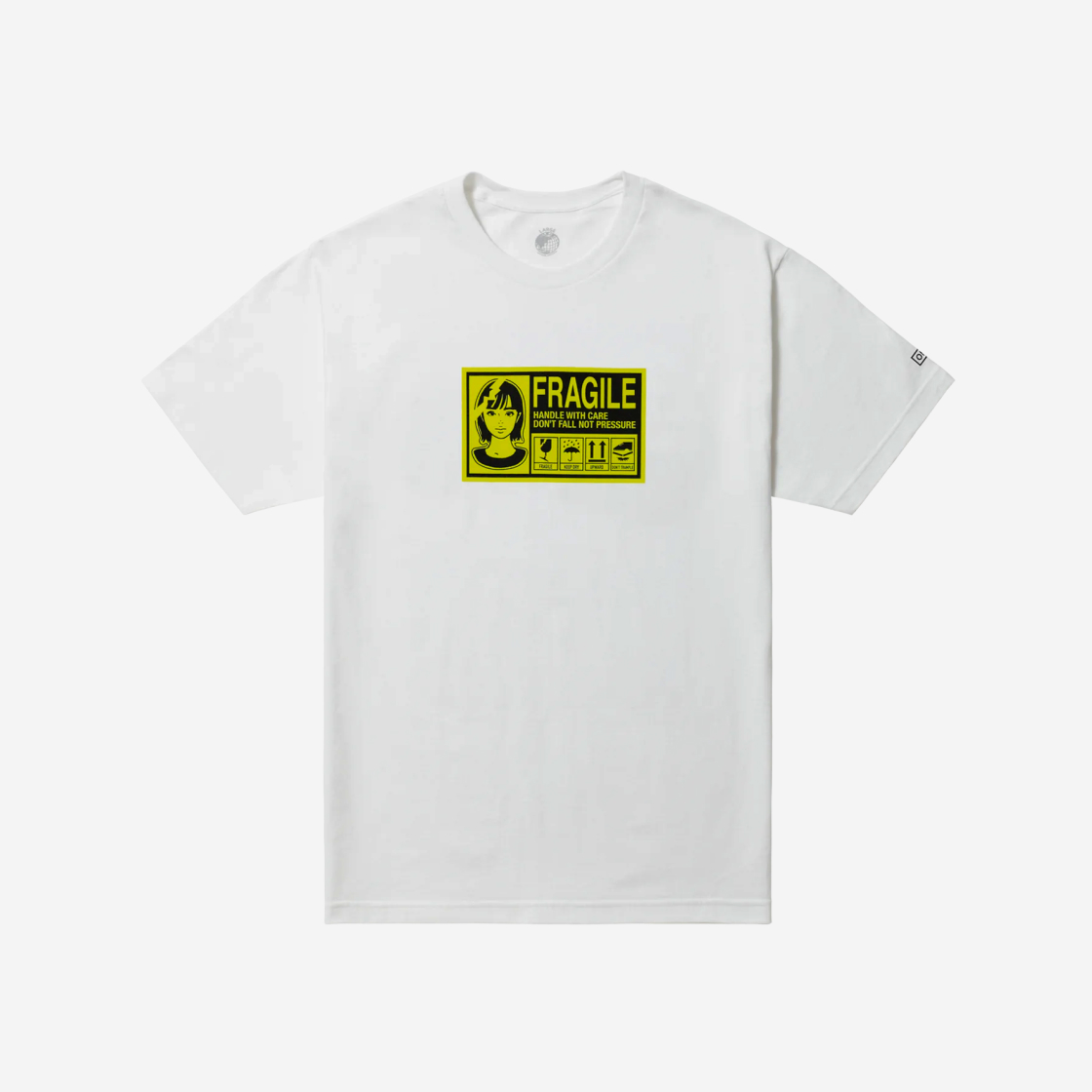 온 에어 프래질 라벨 S/SL 티셔츠 화이트 옐로우 | On Air | KREAM