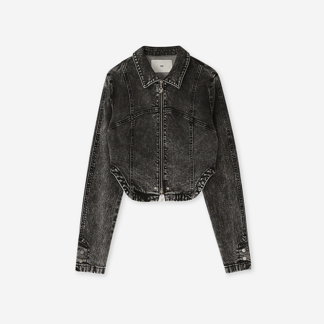 유즈 우먼 투웨이 데님 셔츠 자켓 블랙 | YUSE | KREAM