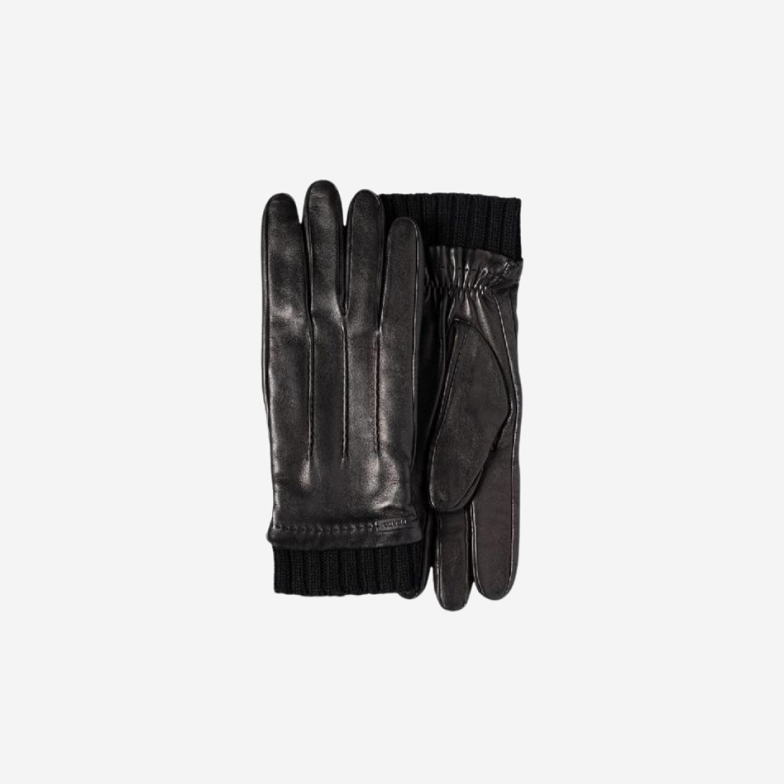 프라다 캐시미어 패널 램스킨 글러브 블랙 | Prada | KREAM
