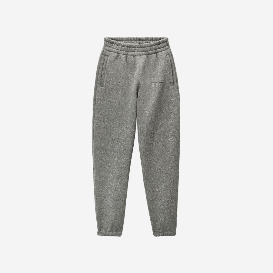 (W) 알렉산더 왕 글리터 테리 스웨트팬츠 사이드워크 | Alexander Wang | KREAM