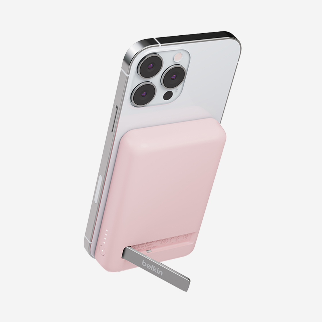 벨킨 5000mAh 맥세이프 마그네틱 무선 충전 보조배터리 BPD004bt 핑크 | Belkin | KREAM