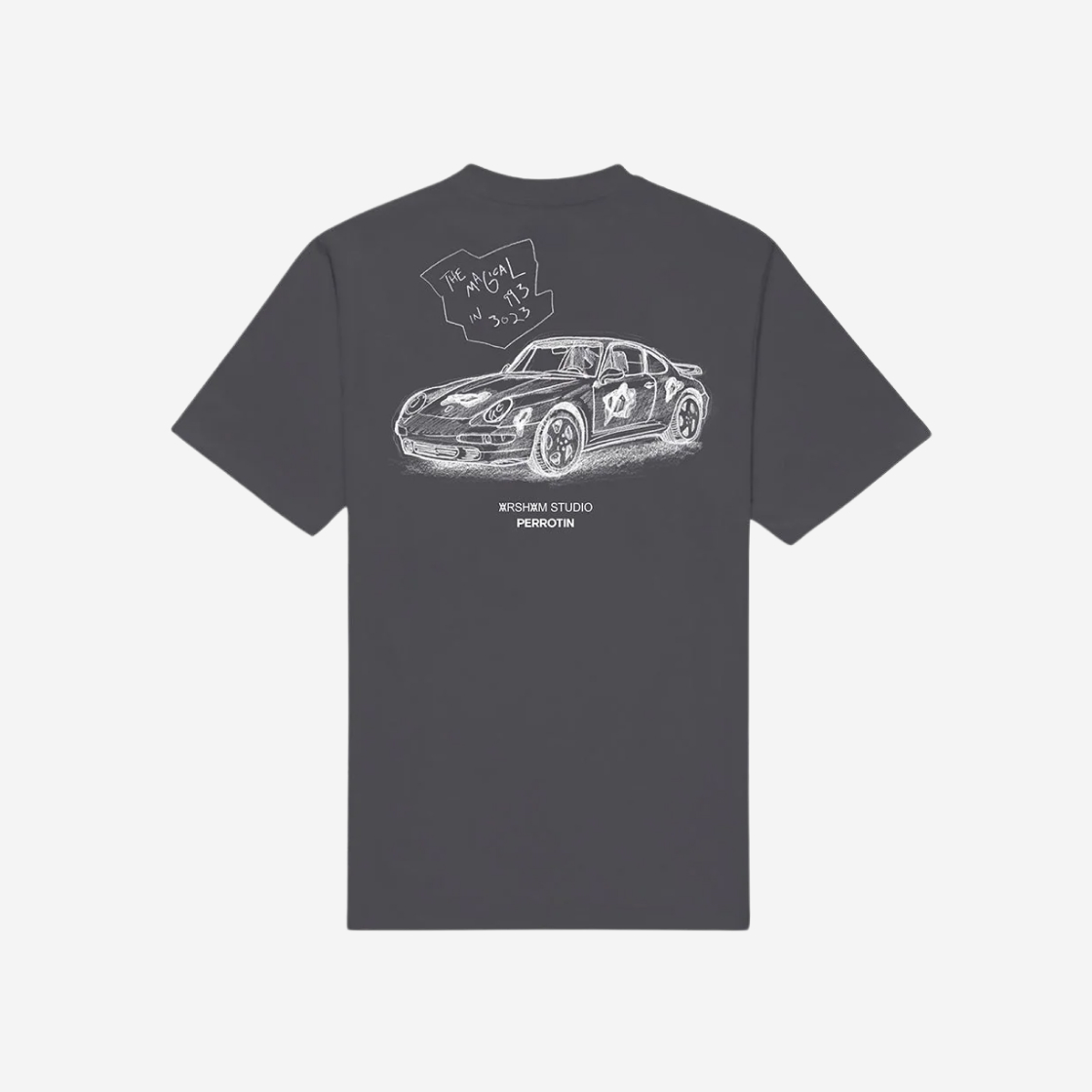다니엘 아샴 포르쉐 티셔츠 블랙 | Daniel Arsham | KREAM