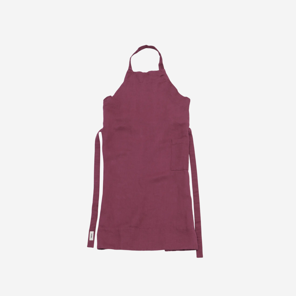 테클라 리넨 앞치마 클라렛 | Tekla | KREAM