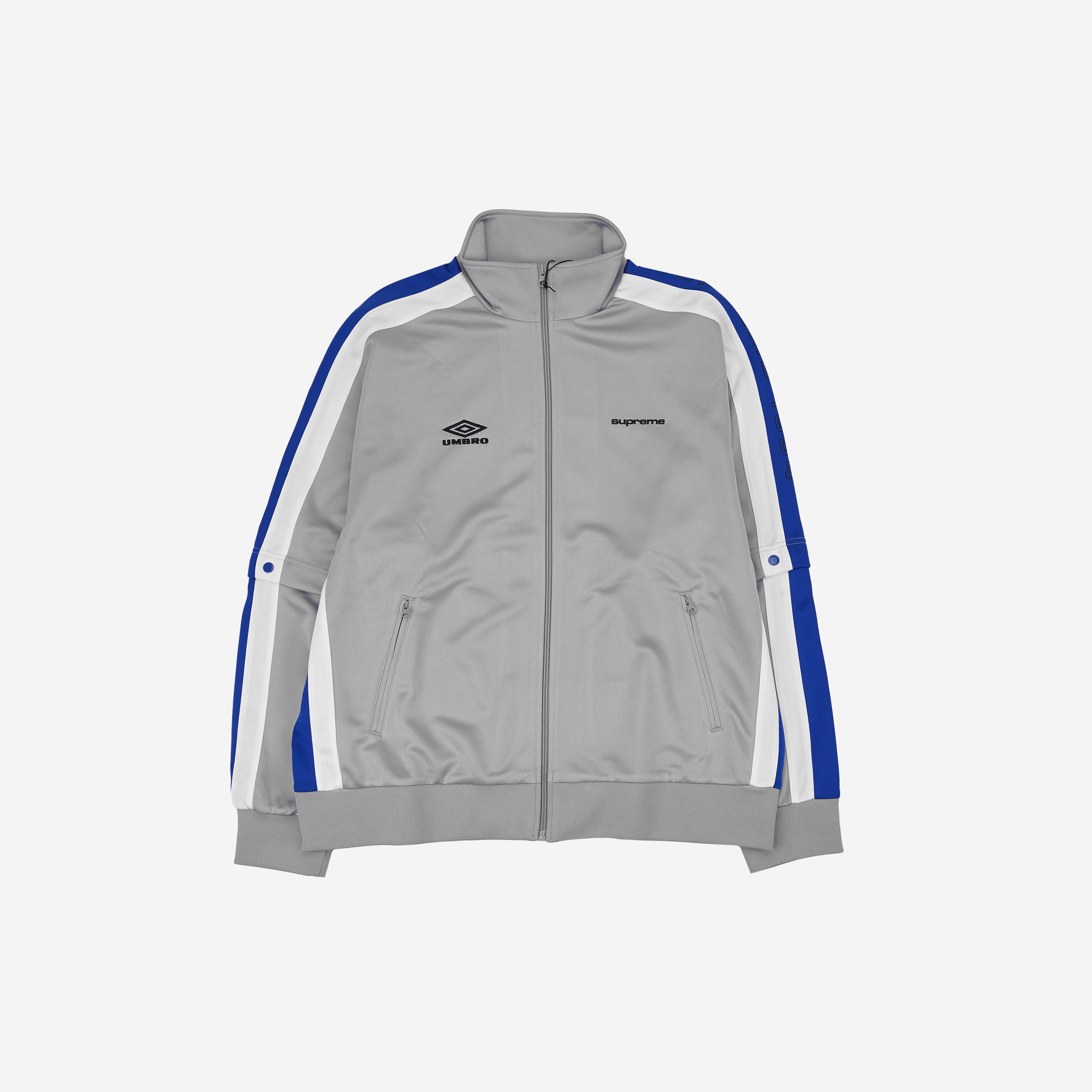 슈프림 x 엄브로 스냅 슬리브 자켓 라이트 그레이 - 23SS | KREAM