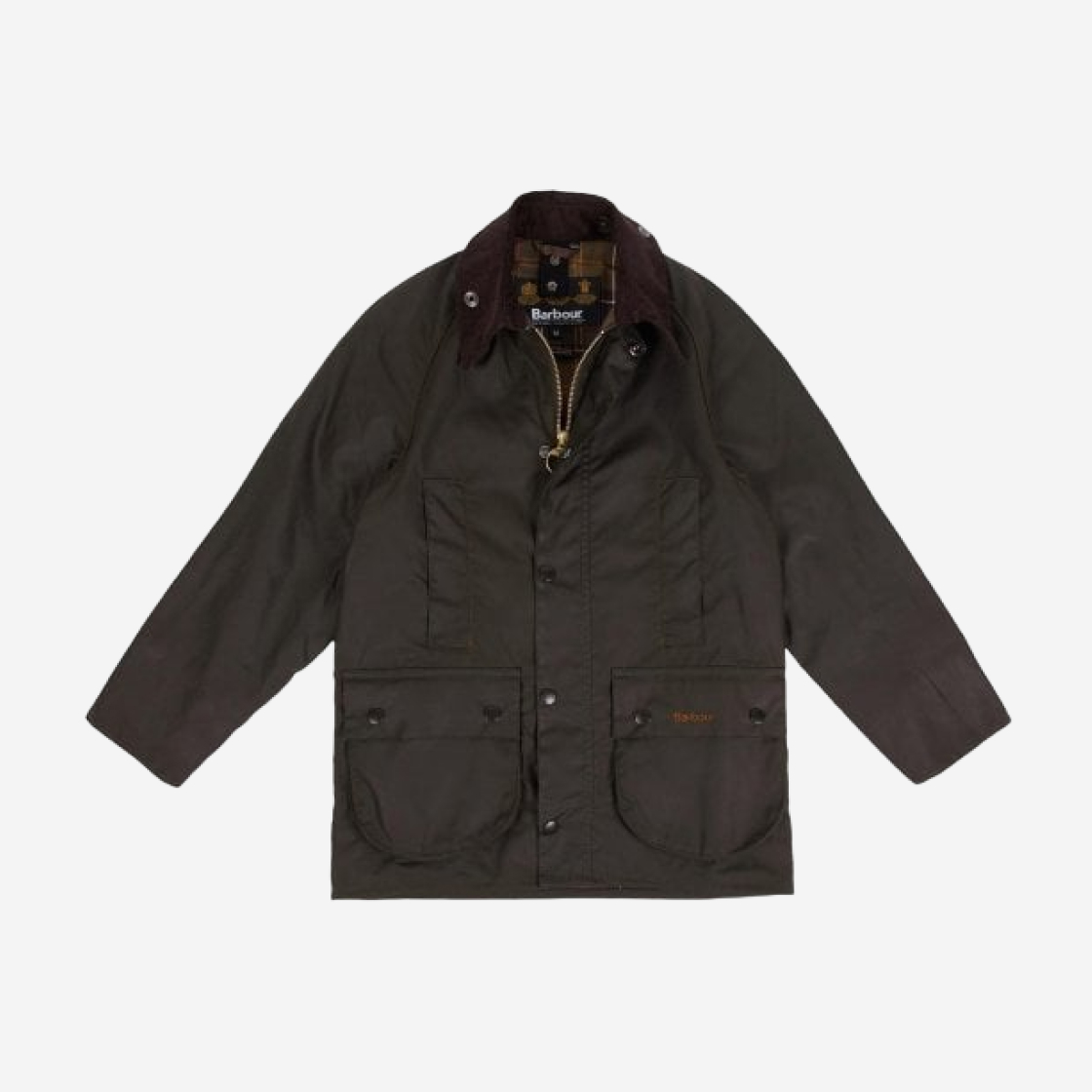 (키즈) 바버 뷰포트 왁스 자켓 올리브 | Barbour | KREAM