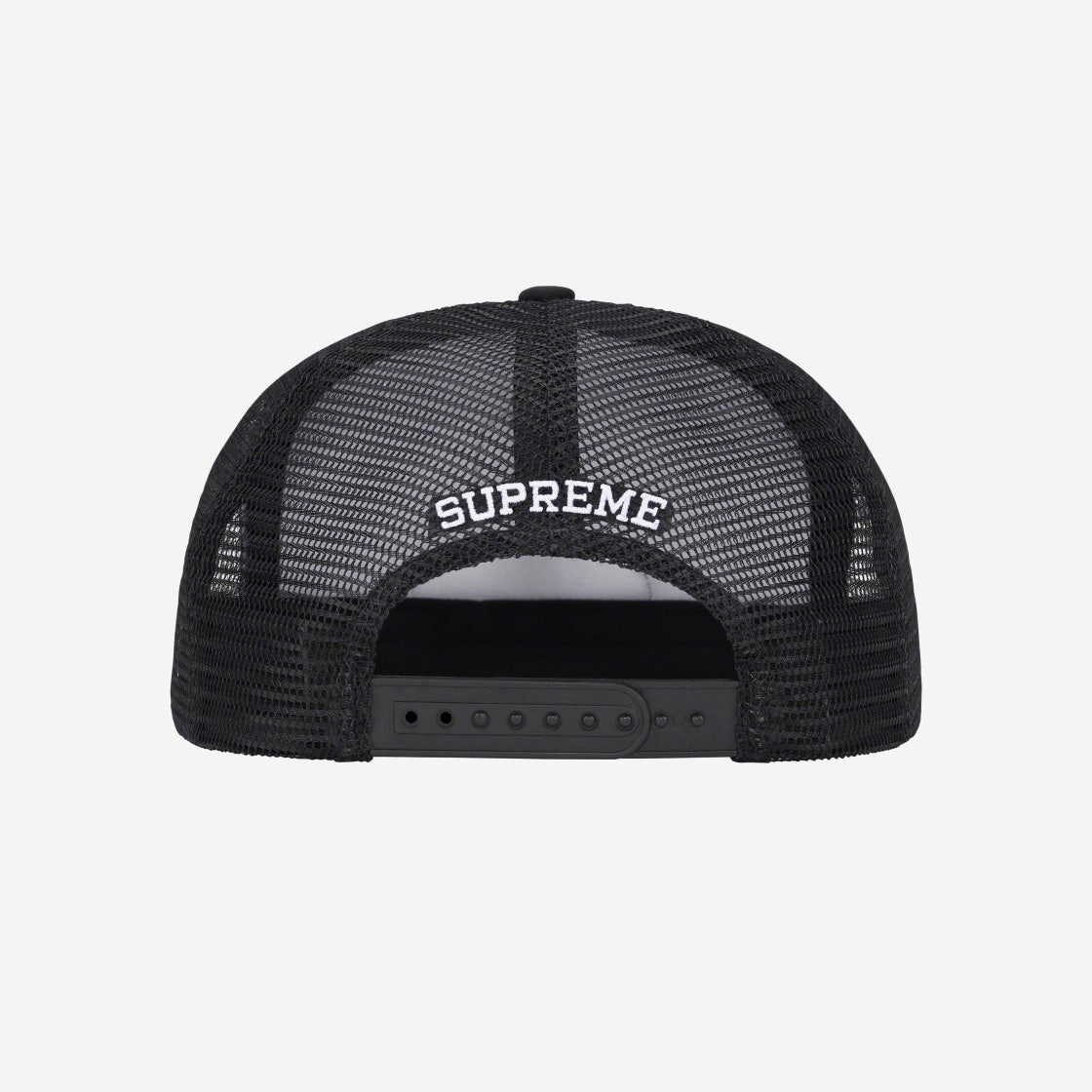 슈프림 핀 업 메쉬 백 5-패널 캡 블랙 - 23FW | Supreme | KREAM