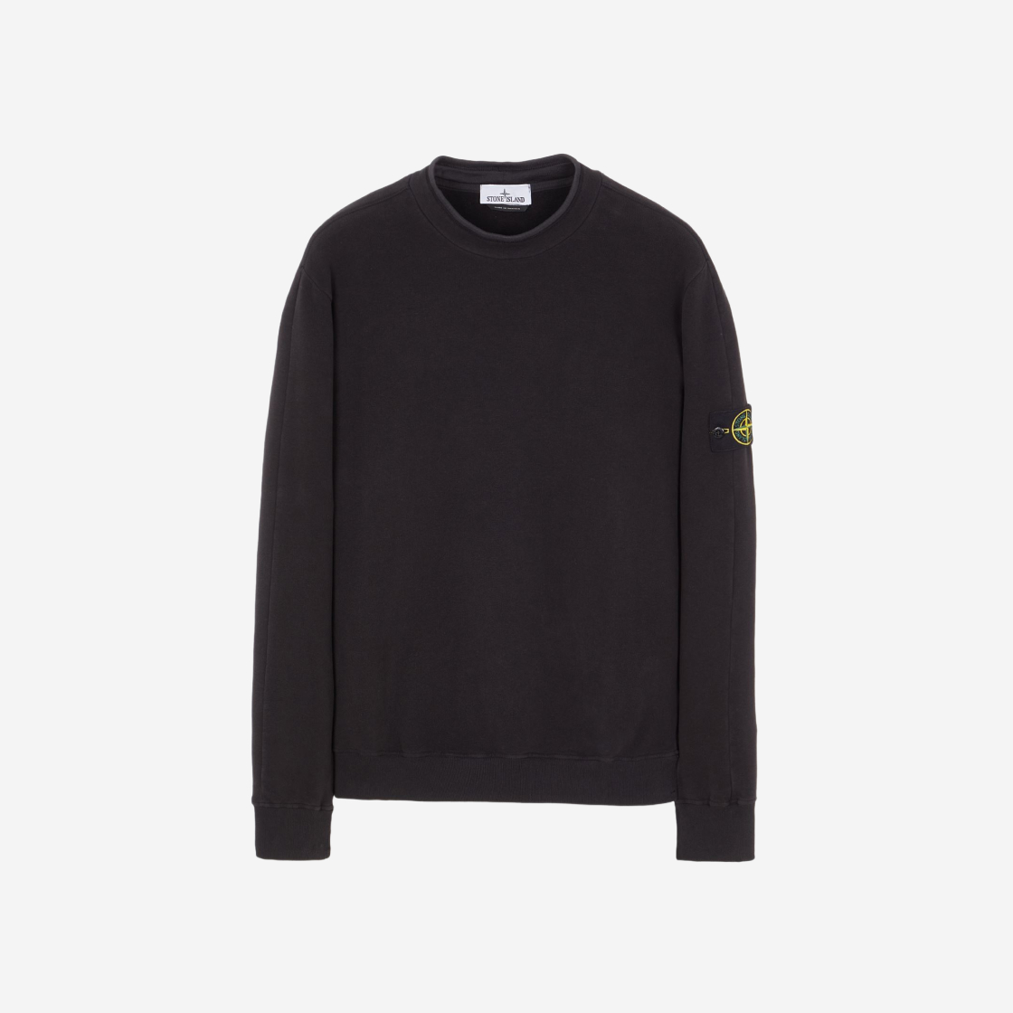 스톤 아일랜드 61352 스트레치 코튼 플리스 모크 터틀넥 스웨트셔츠 블랙 - 23FW | Stone Island | KREAM