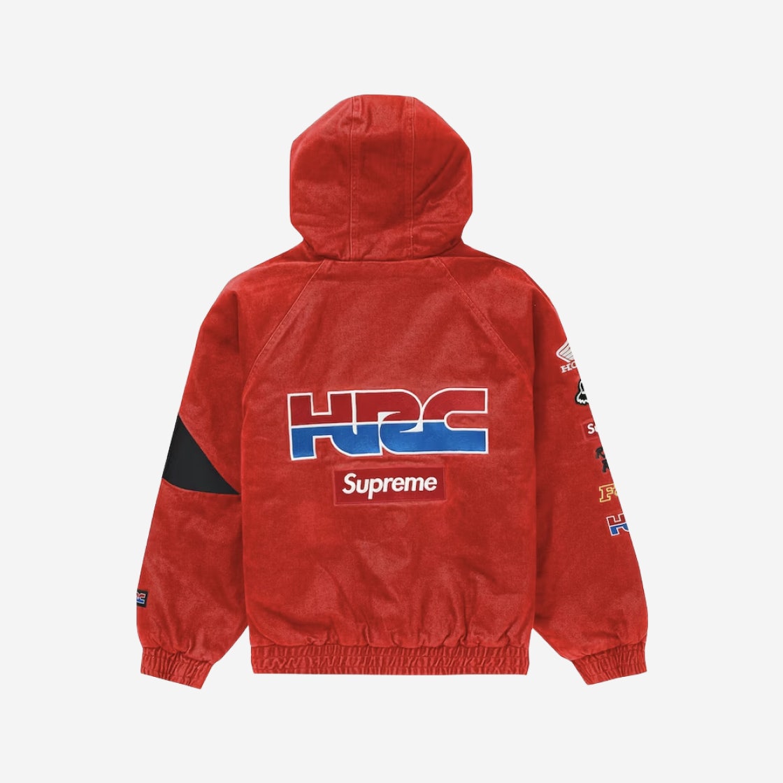 슈프림 x 혼다 x 폭스 레이싱 퍼피 집업 자켓 레드 - 19FW | Supreme | KREAM