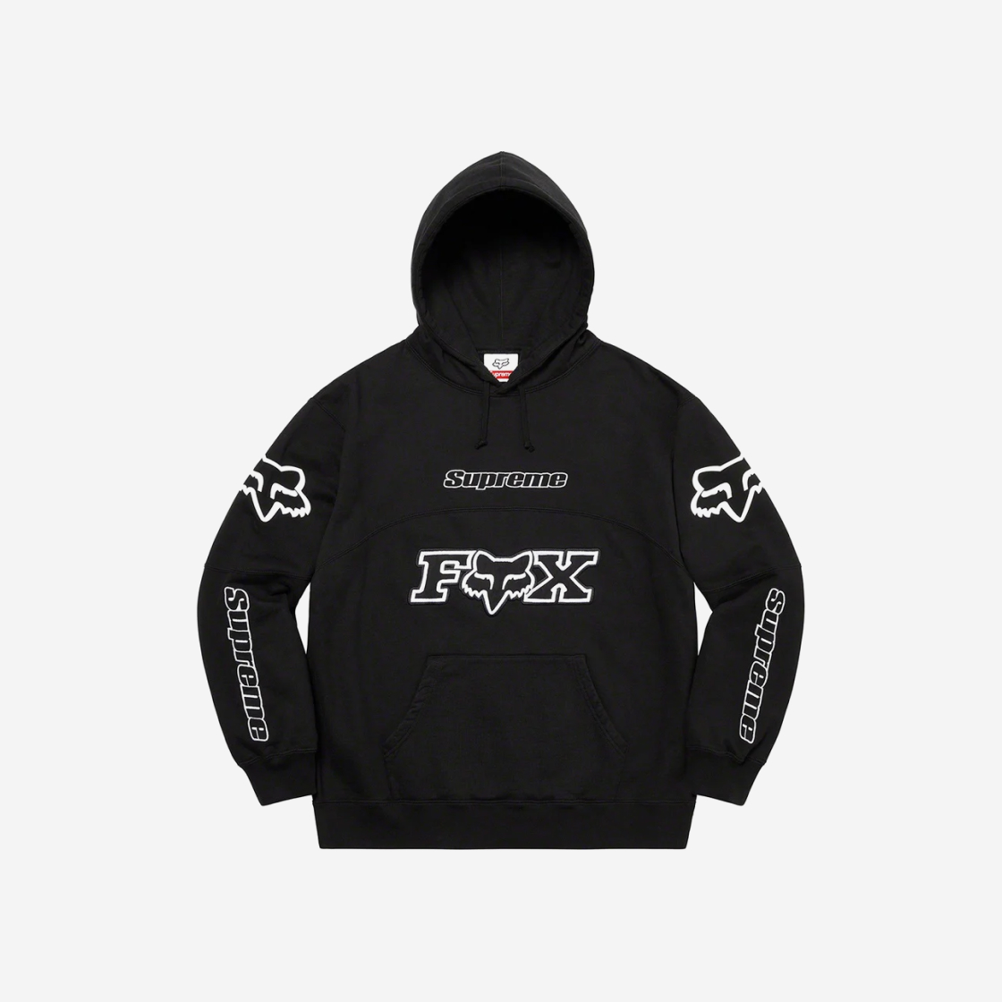 슈프림 x 폭스 레이싱 후드 스웨트셔츠 블랙 - 20FW | Supreme | KREAM
