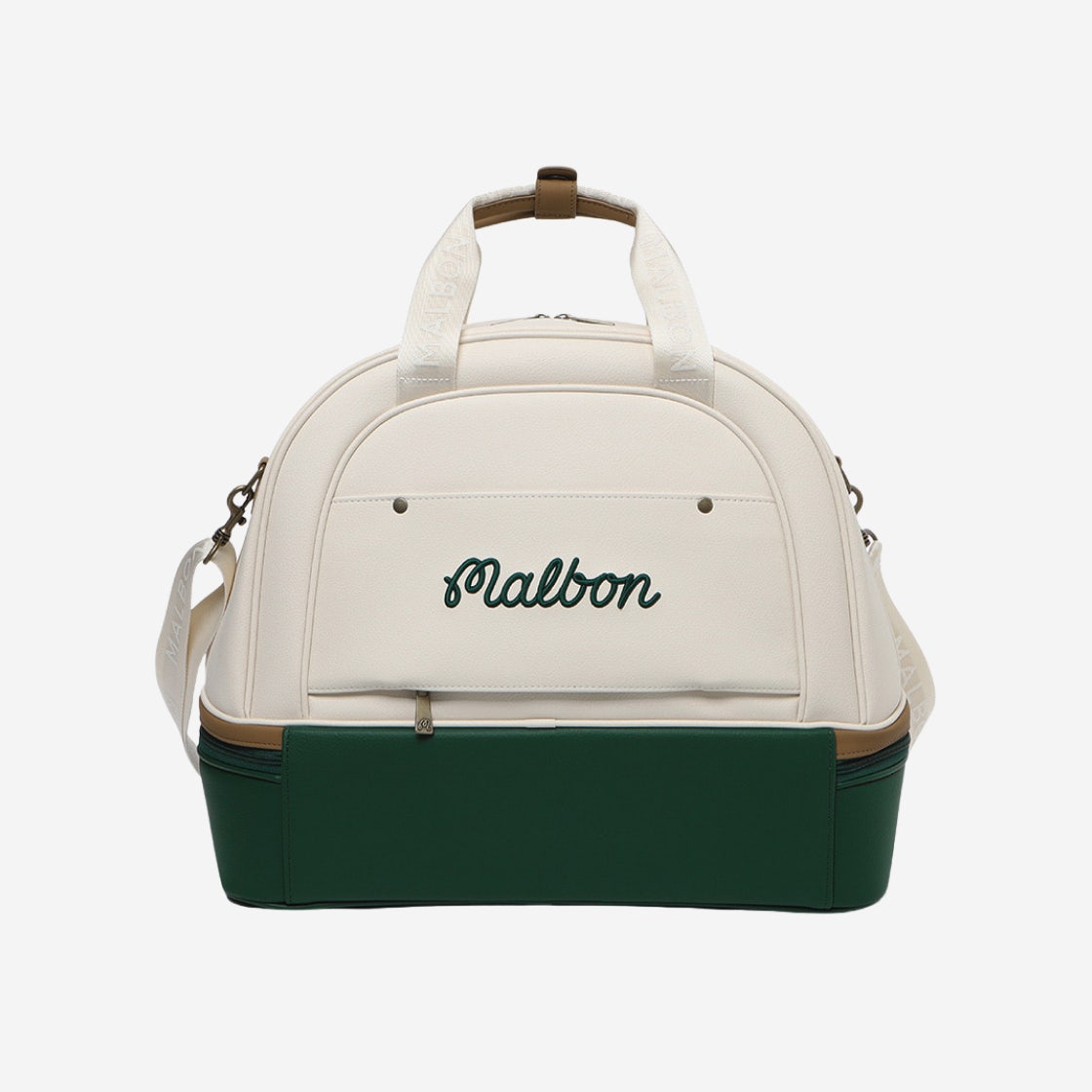 말본 골프 라운드 스퀘어 보스턴백 그린 | Malbon Golf | KREAM